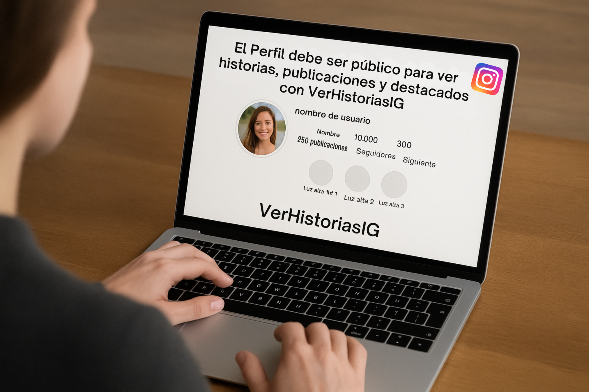 Perfil debe ser público para ver historias, publicaciones y destacados ...